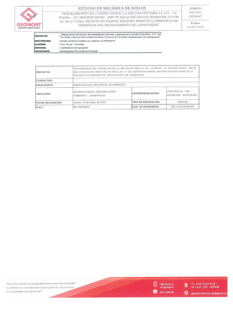 Formato Word - Cantera | PDF