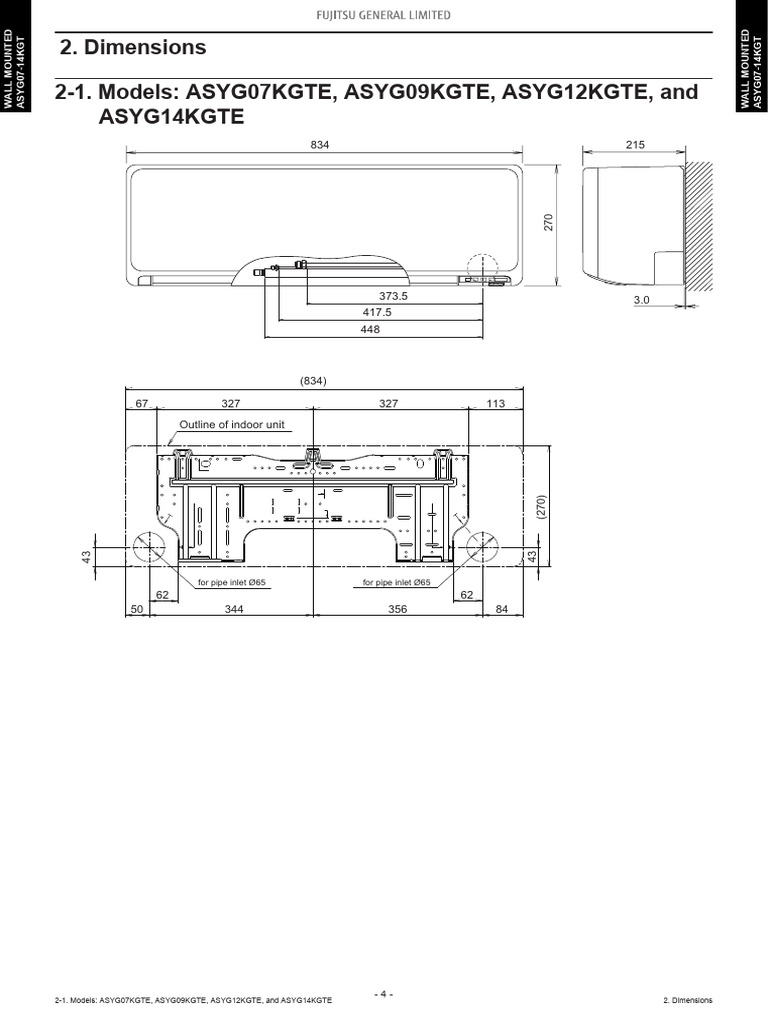 ASYG09KGTE Dimensional+Drawing | PDF