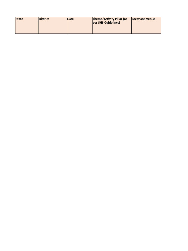 SHS 2024 Event Plan Template | PDF