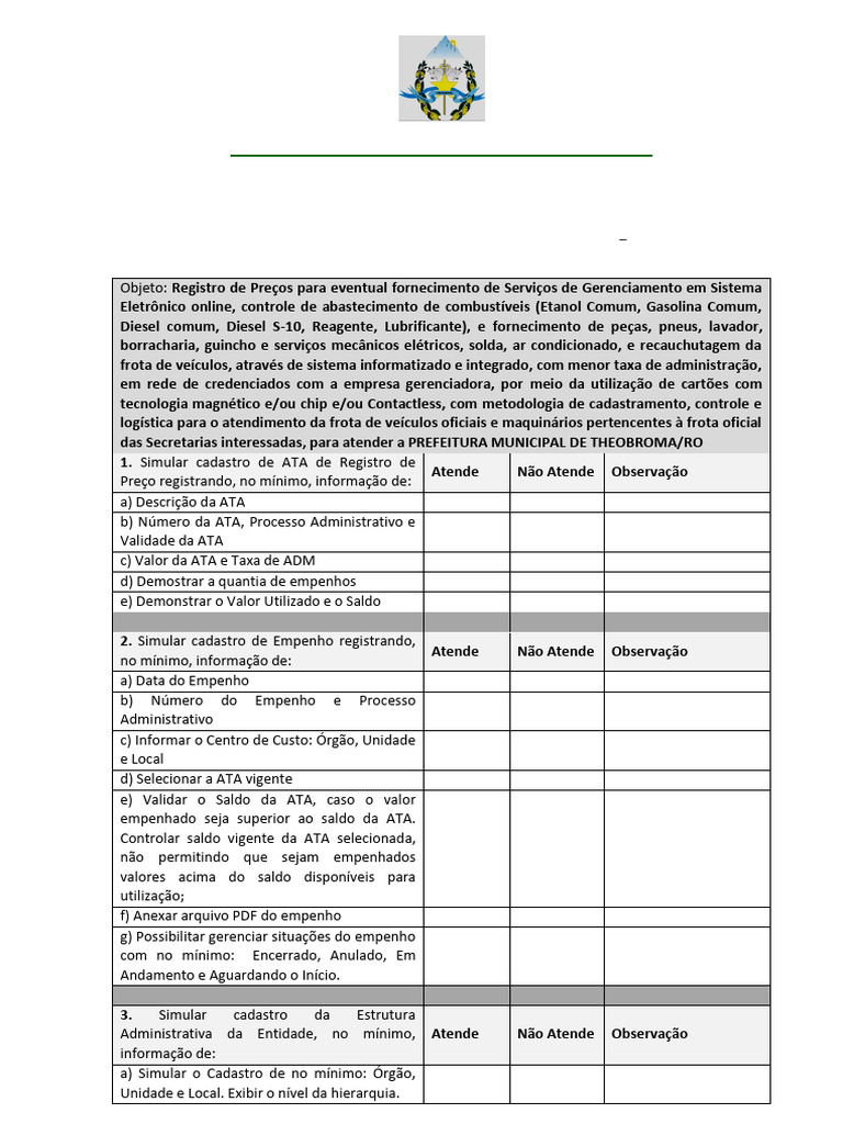 Especificações para Realização Da Prova de Conceito - Poc | PDF