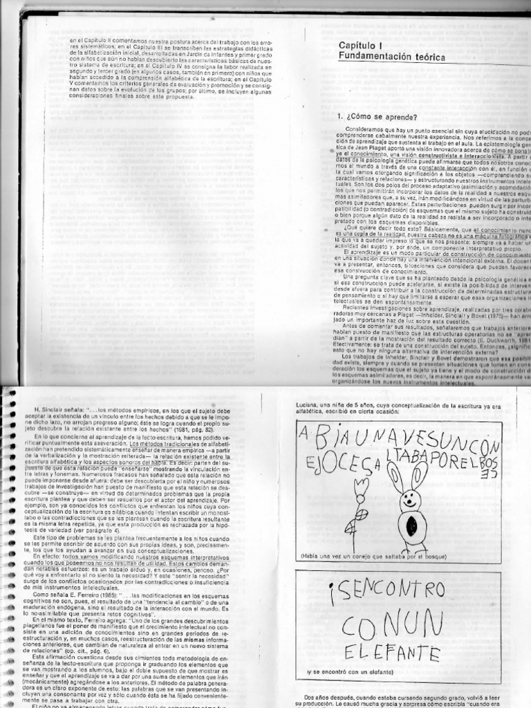 Kaufman, A. M, Et Al. (1989) Alfabetización de Niños Construcción e Intercambio Aique Educacióni ...