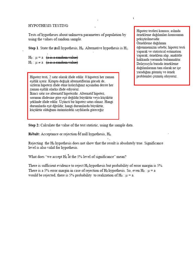 Ders-6-7-Hypothesis Testing-Revised-1 | PDF