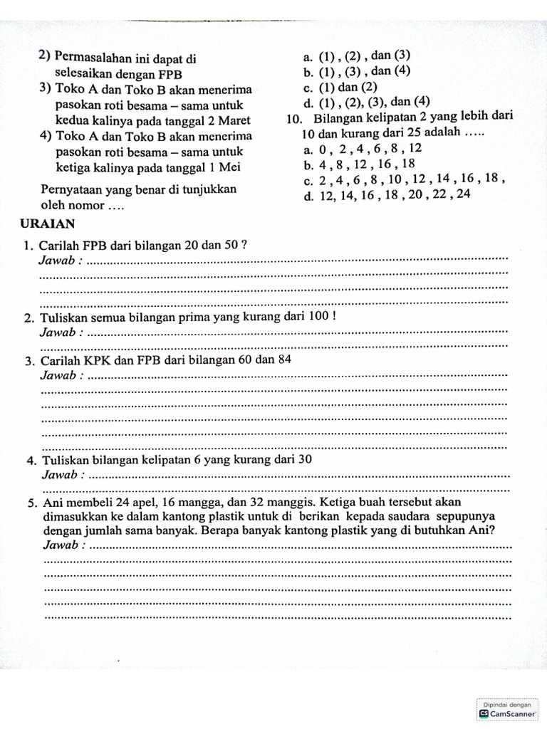 Uh MTK Bab 2 (Bagian 2) | PDF