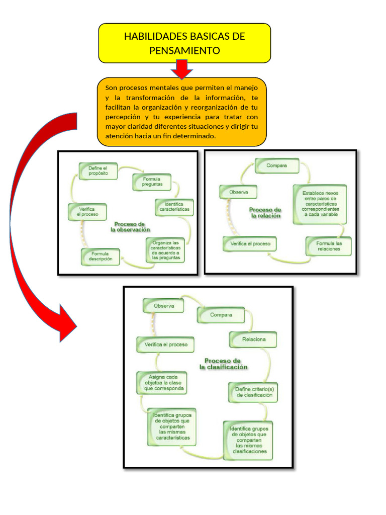 Habilidades Del Pensamiento | PDF