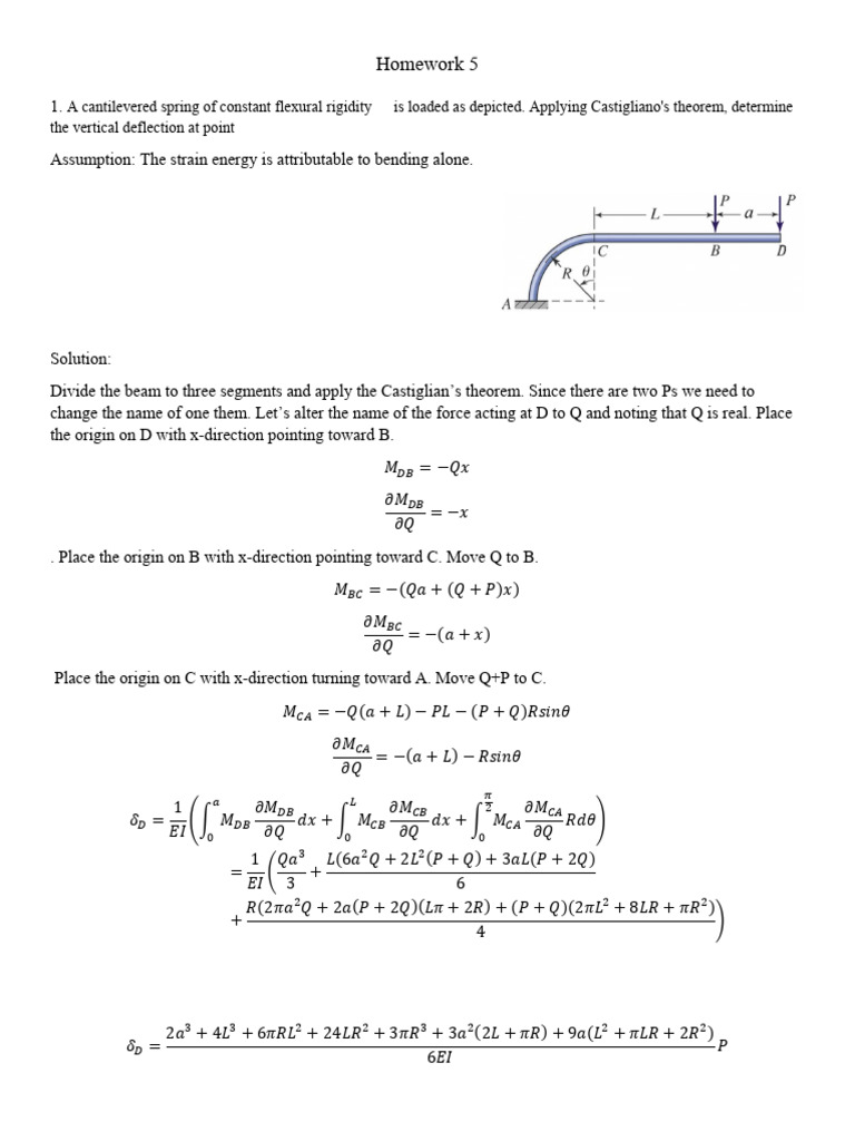Homework 5 Solution Pdf