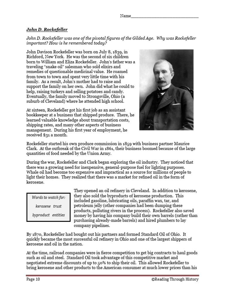 RTH John D. Rockefeller | PDF