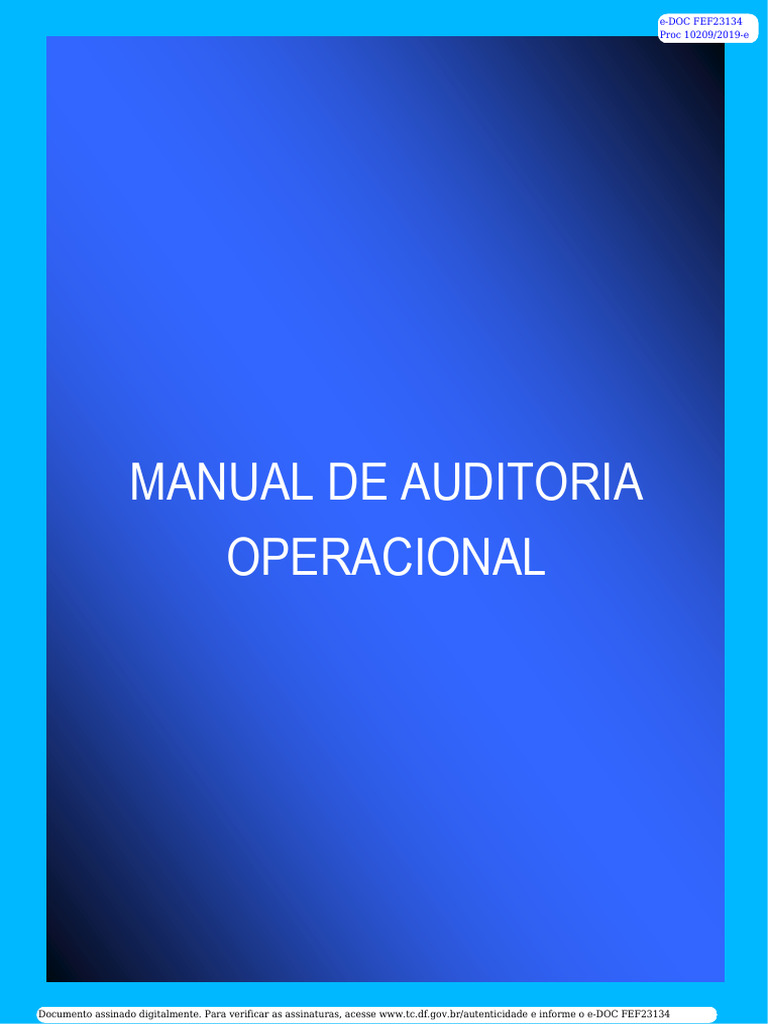 Manual de Auditoria Operacional | PDF