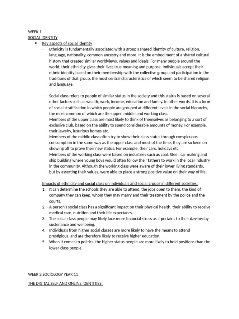 IGCSE Sociology 0495 | PDF