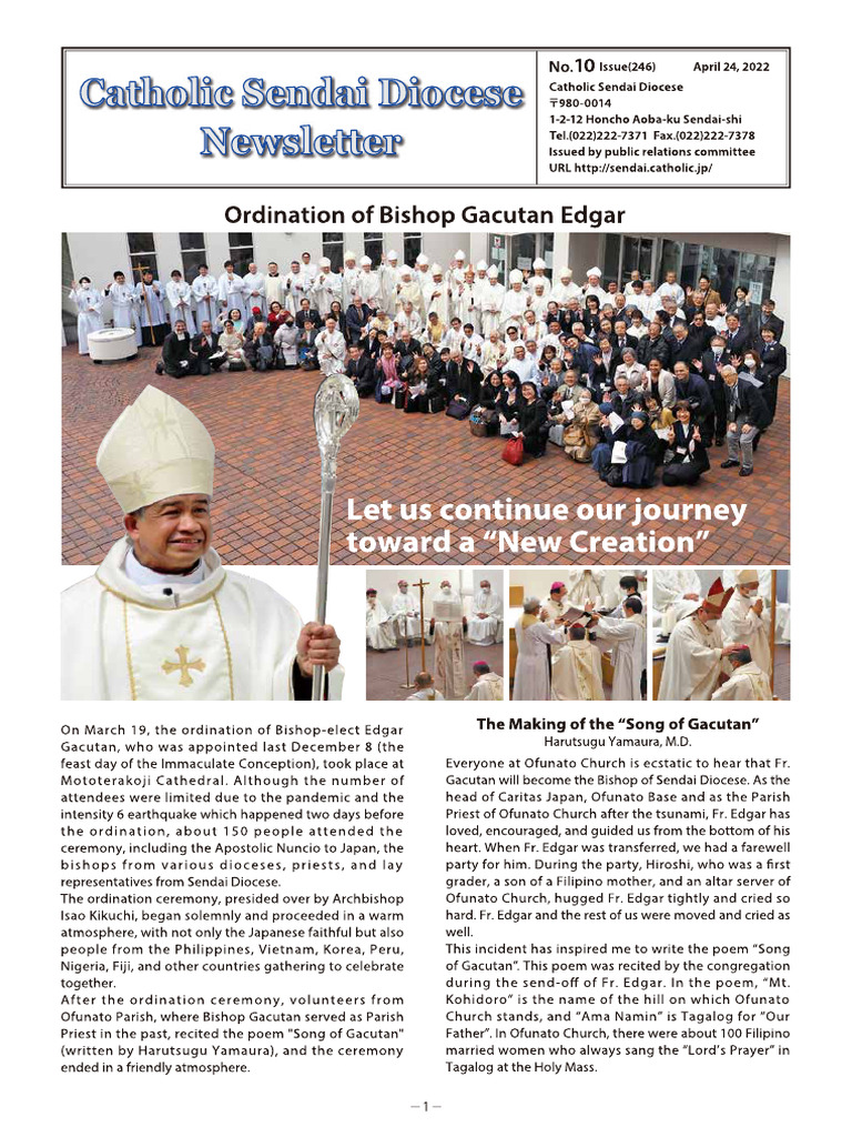 HTTPWWW - Sendai.catholic - Jpwa Fileskyokuho 246e PDF | PDF