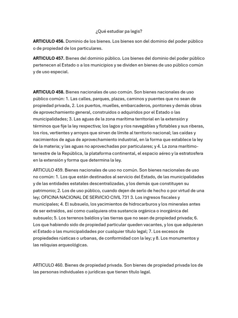 Qué Estudiar Pa Legis | PDF | Ley de hipotecas | Hogar, jardinería y ...