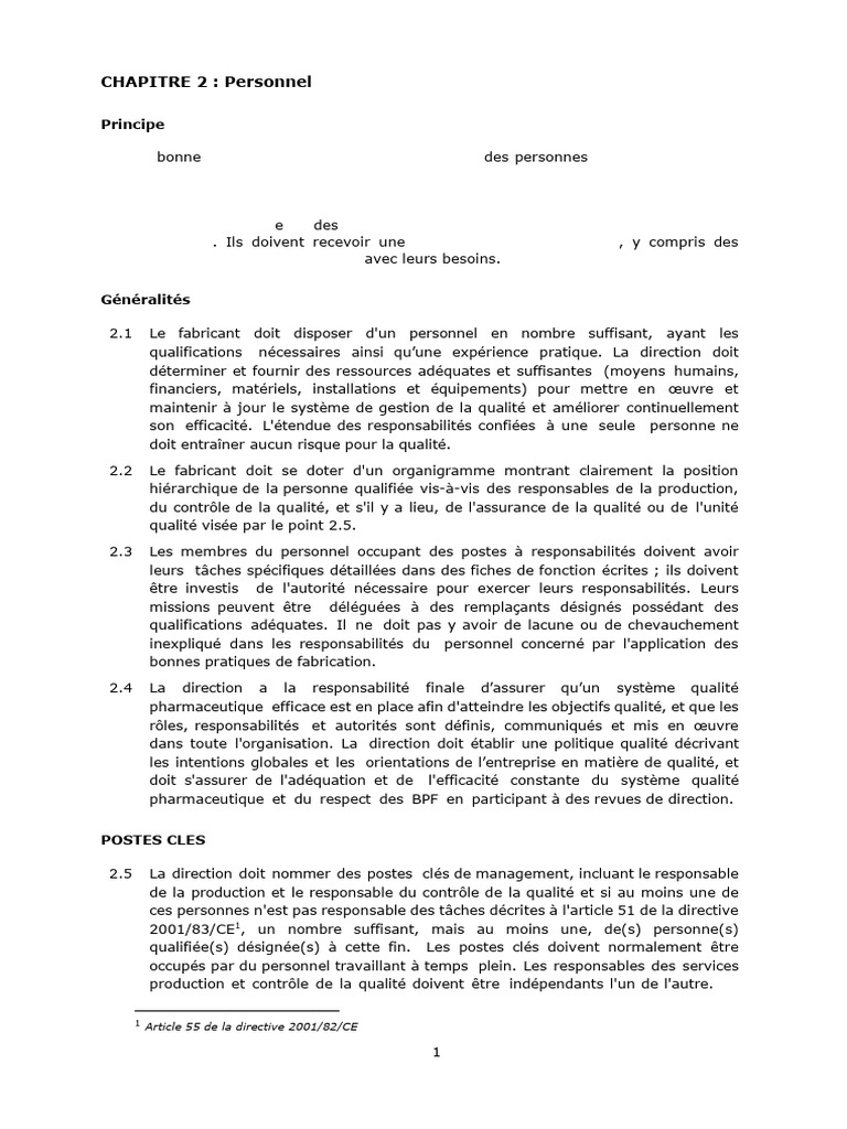 Chapitre 2 Des BPF Formation Du Personnel | PDF