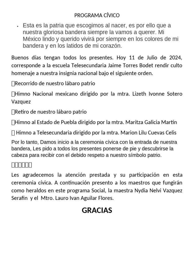Programa Civico | PDF