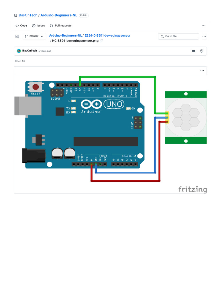Arduino Beginners NL - E22 HC S501 Bewegingssensor - HC S501 Bewegingssensor - PNG at Master ...