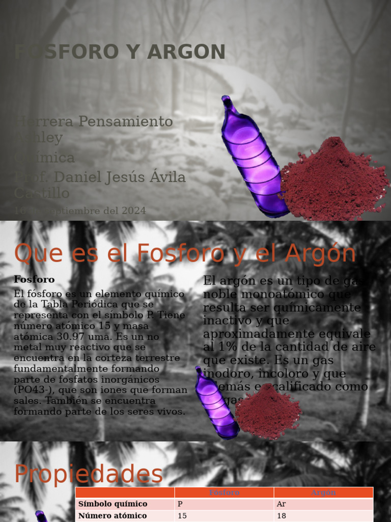 Fosforo y Argon | PDF