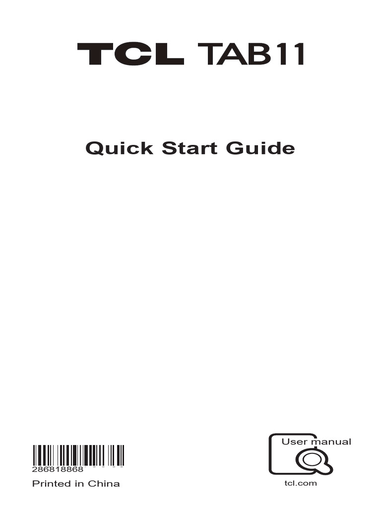 TCL Tab 11 9466X Lcwe 11 Psi QG | PDF