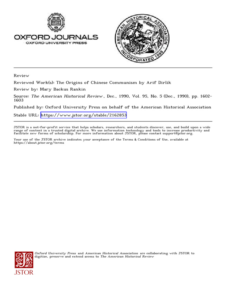 Rankin AmericanHistoricalReview 1990 | PDF
