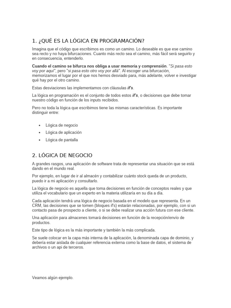 Logica de Programacion | PDF