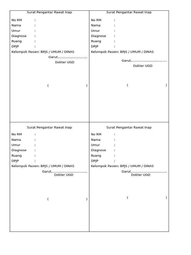 SPRI KERTAS f4 | PDF