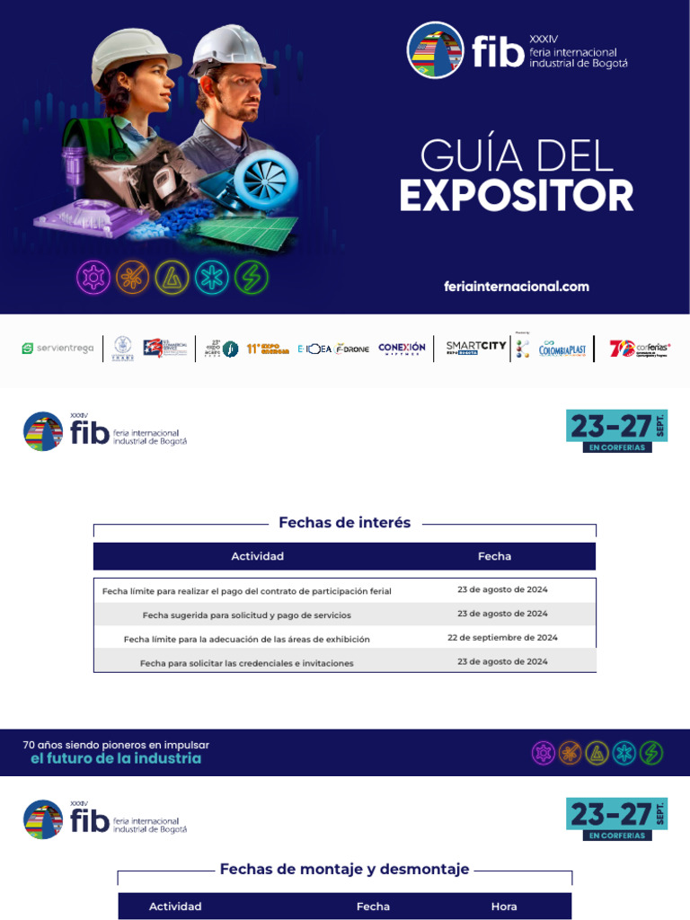 Guia Expositor Fib 2024 | PDF