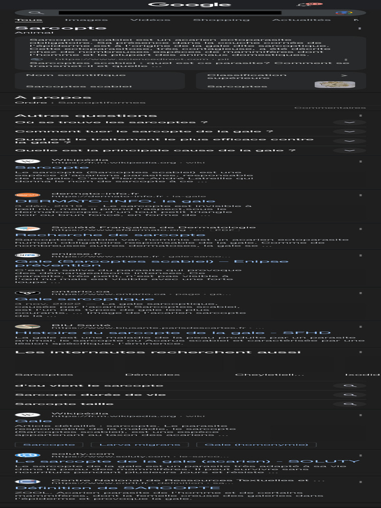 Sarcopte - Recherche Google | PDF