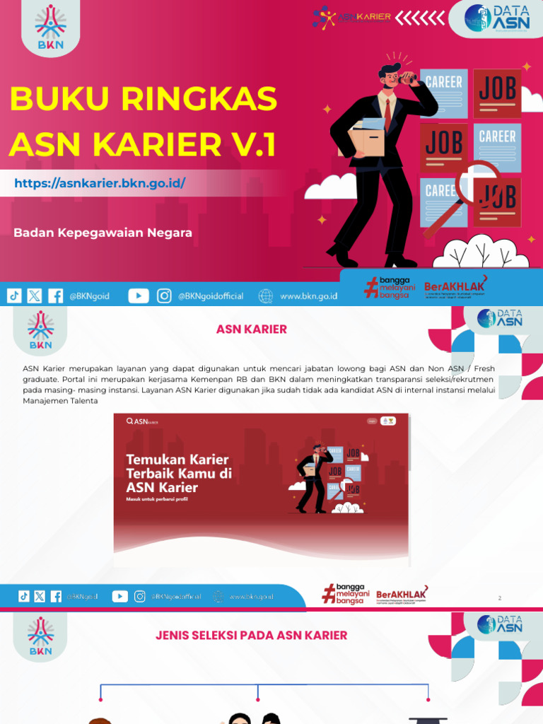 Buku Ringkas Asn Karier | PDF
