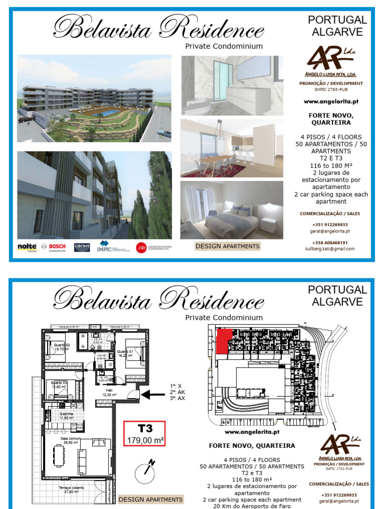 Flyer Belavista Residence t3+t2 | PDF
