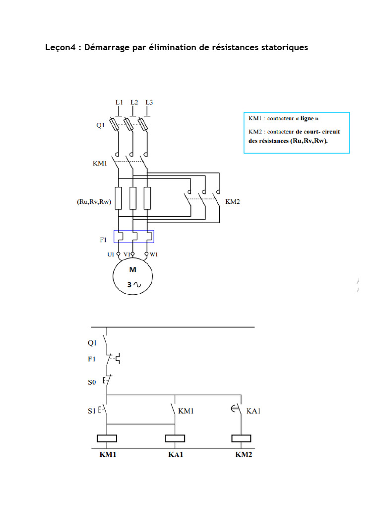 tp1 Demarrage Pae Elimination de Resistance Statorique | PDF