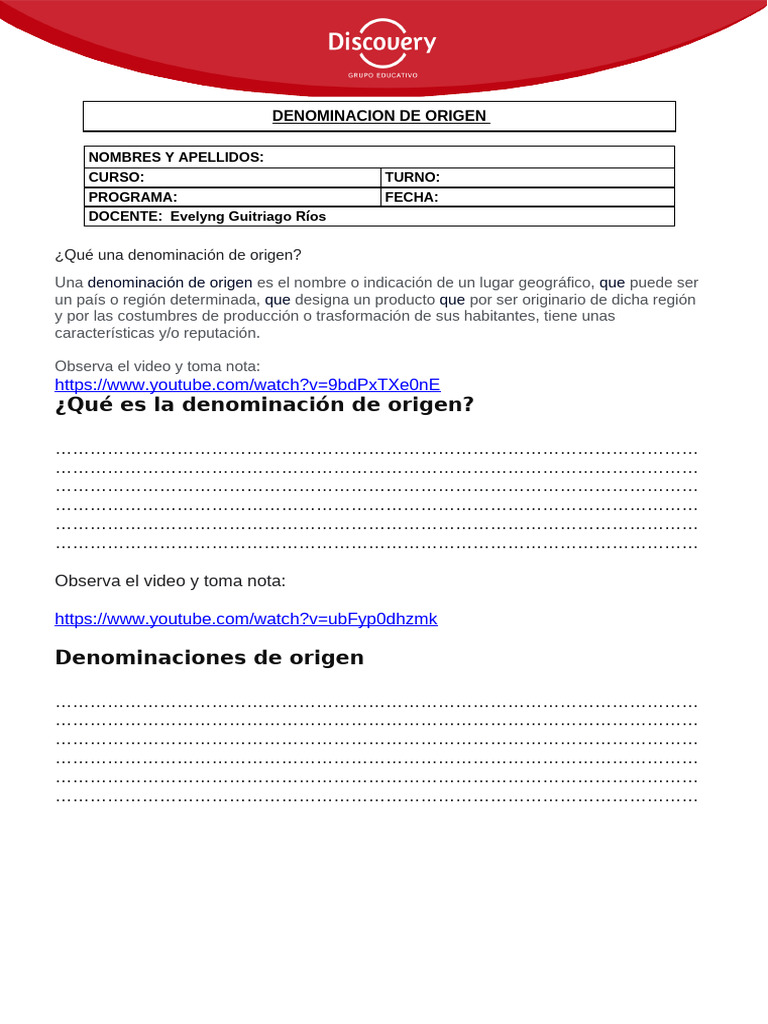 Denominaciones de Origen | PDF