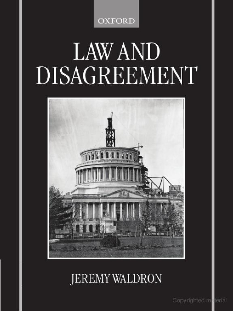 Jeremy Waldron - Law and Disagreement | PDF
