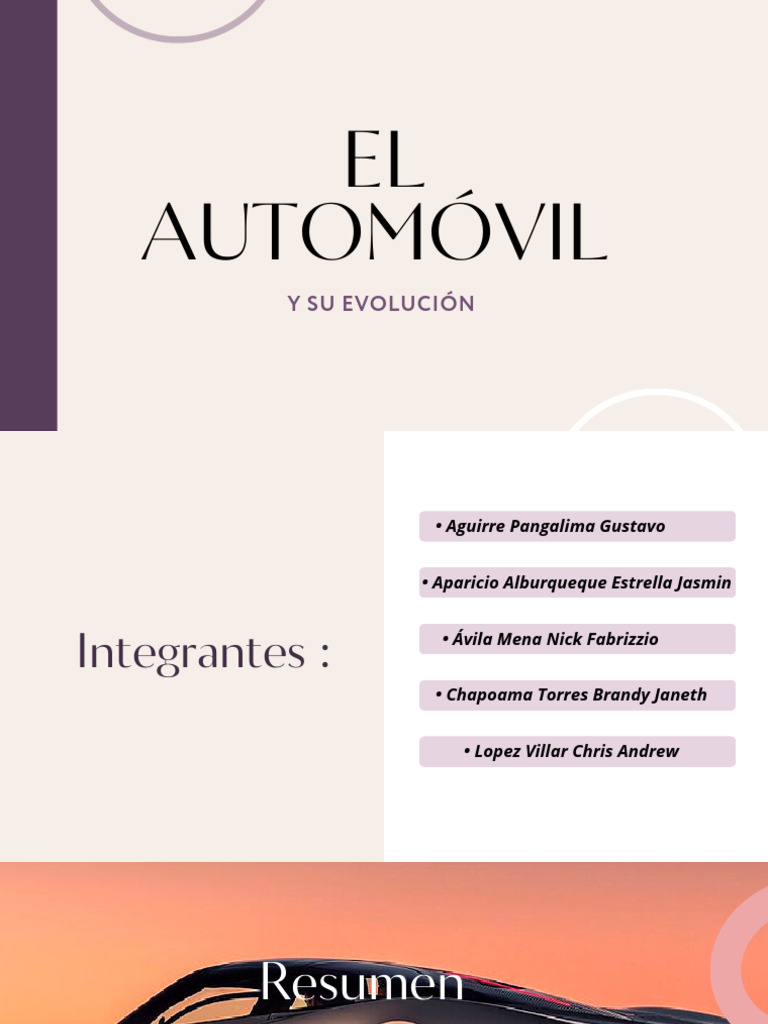 Evolución del Automóvil y su Impacto | PDF | Coche | Tecnología