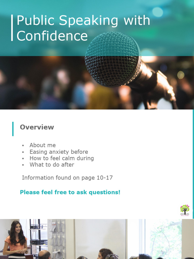 PSD01 Public Speaking With Confidence1 | PDF
