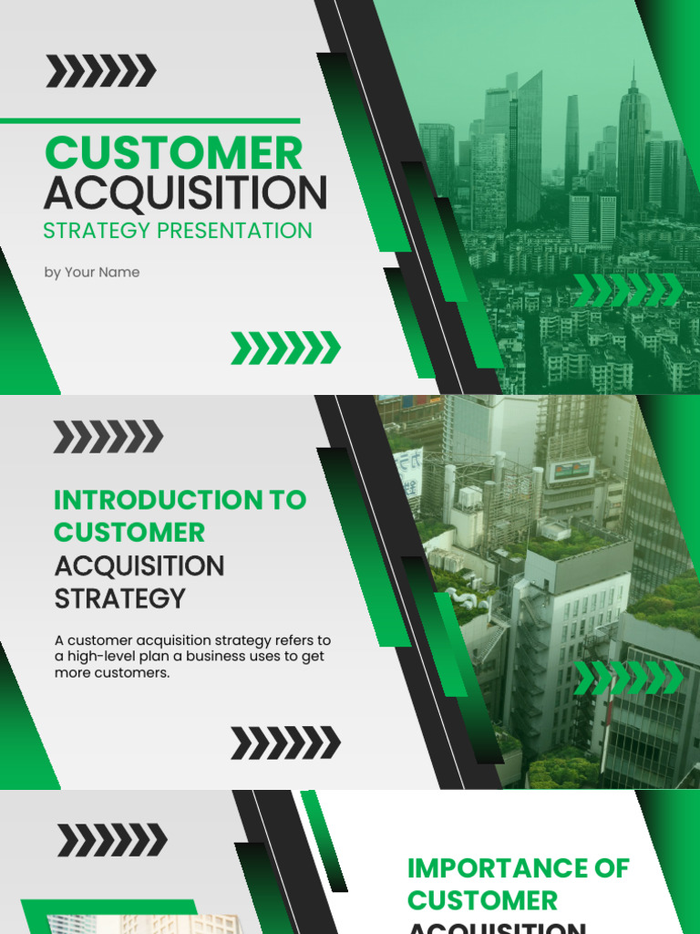 Customer Acquisition Strategy Presentation | PDF