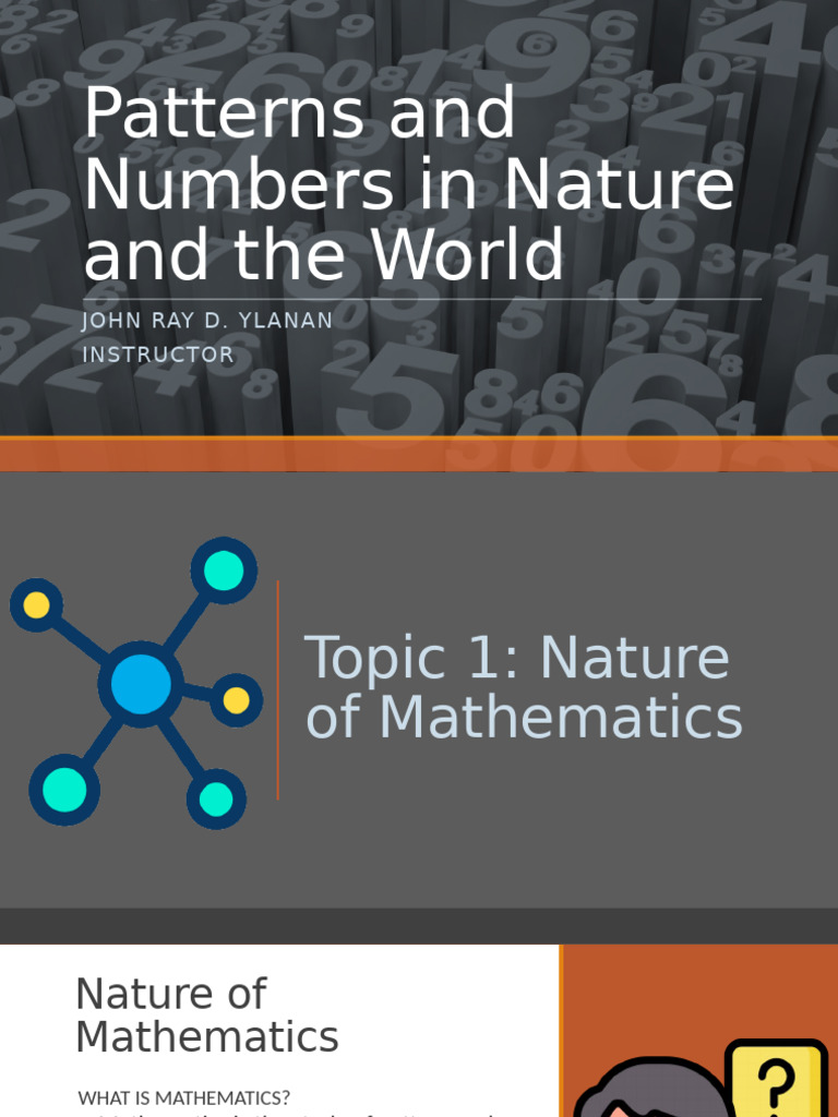 Patterns and Numbers in Nature and The World | PDF