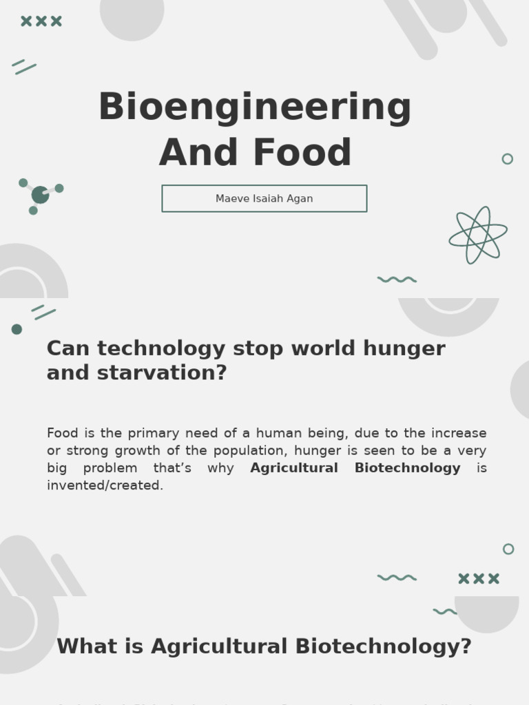 Bioengineering and Food | PDF