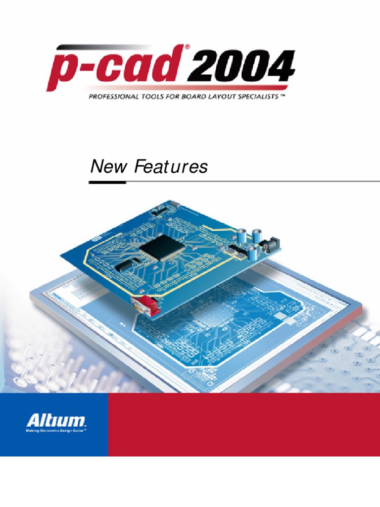 P-CAD 2004 New Features | PDF | Printed Circuit Board | Digital Technology