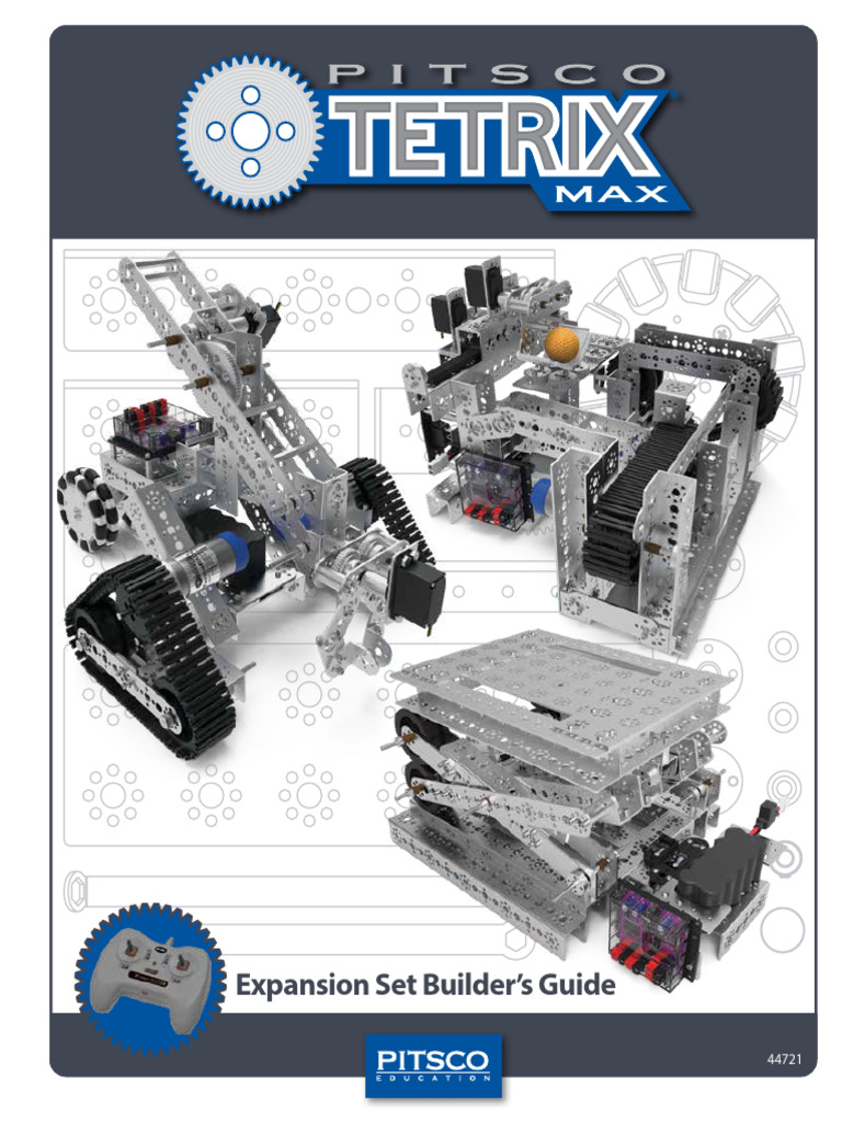 Pitsco Education - TETRIX MAX Expansion Set Builder's Guide | PDF