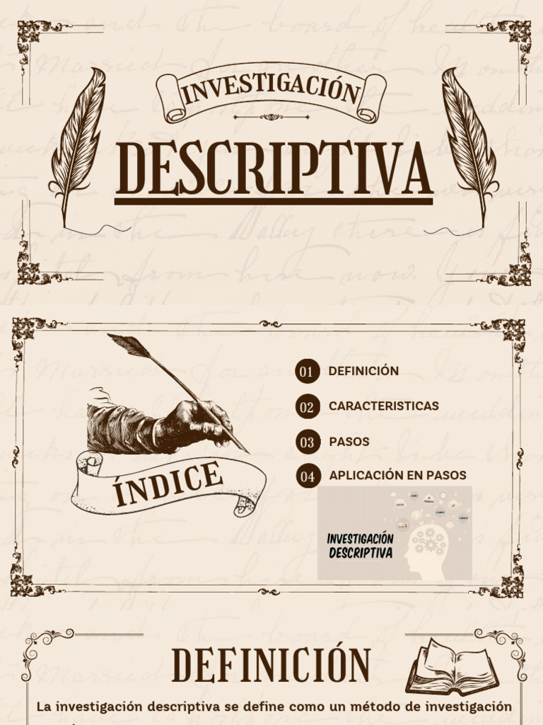 Investigacion Descriptiva | PDF