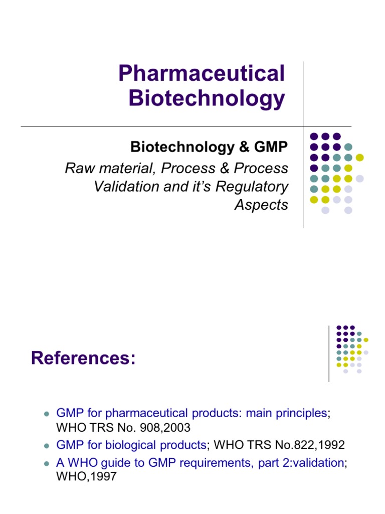 GMP & Process Validation | PDF | Verification And Validation ...