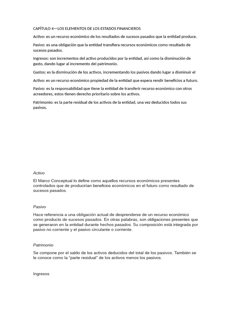 Trabajo de Contabilidad CAP 4 | PDF | Finanzas y dinero