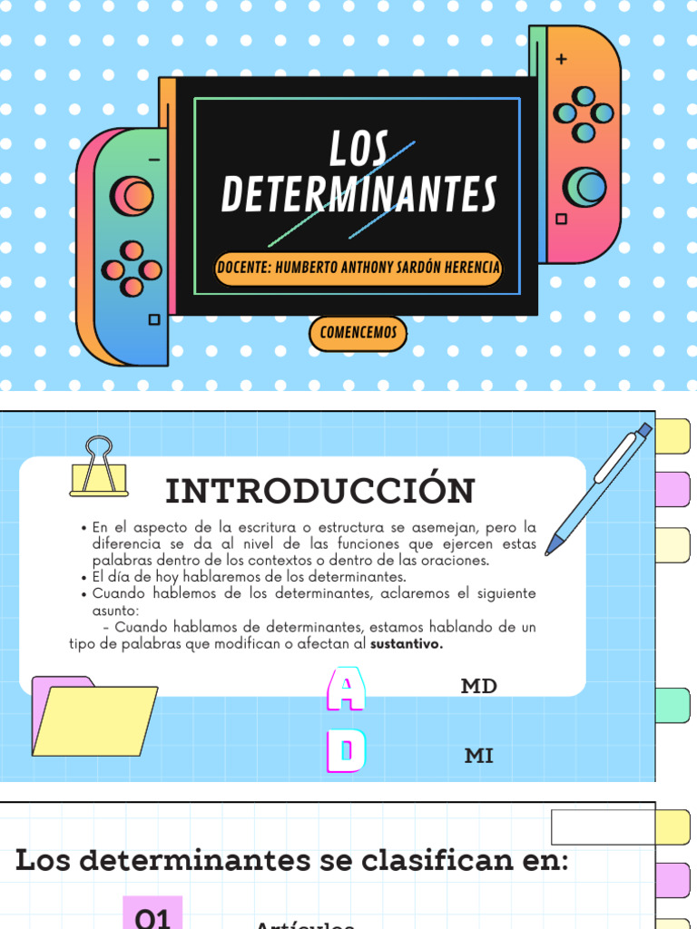 Los Determinantes | PDF