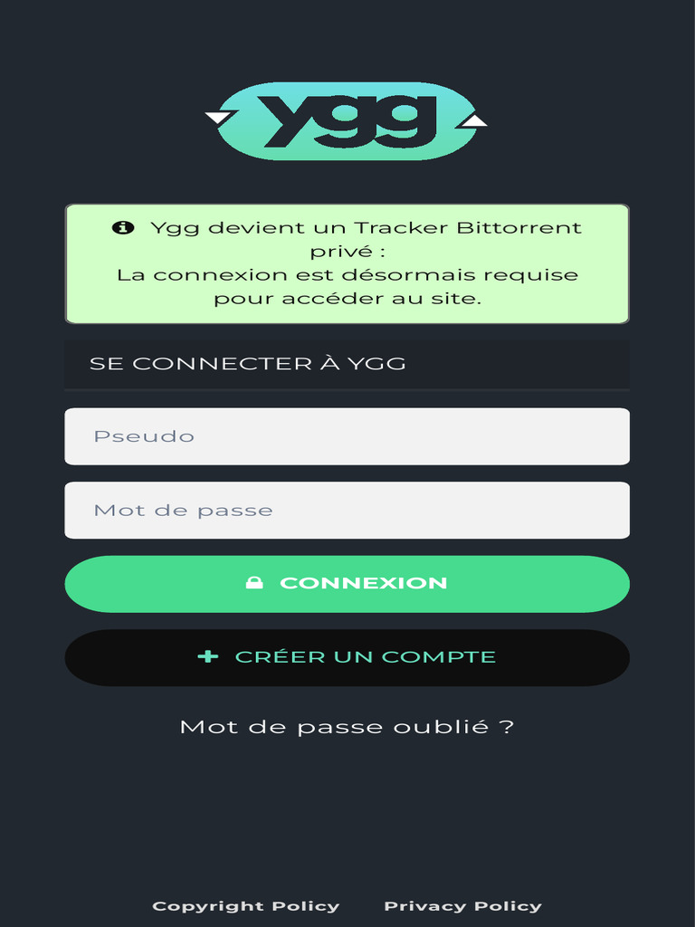 YggTorrent - 1er Tracker BitTorrent Francophone | PDF