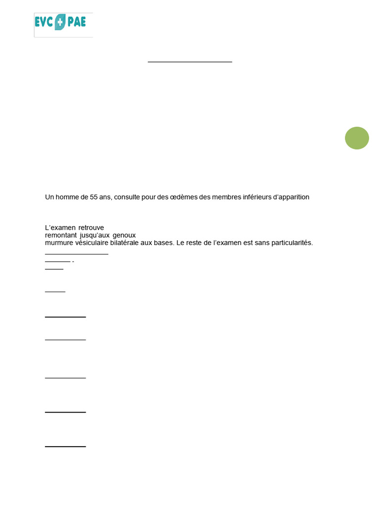 EVCP Nephrologie | PDF