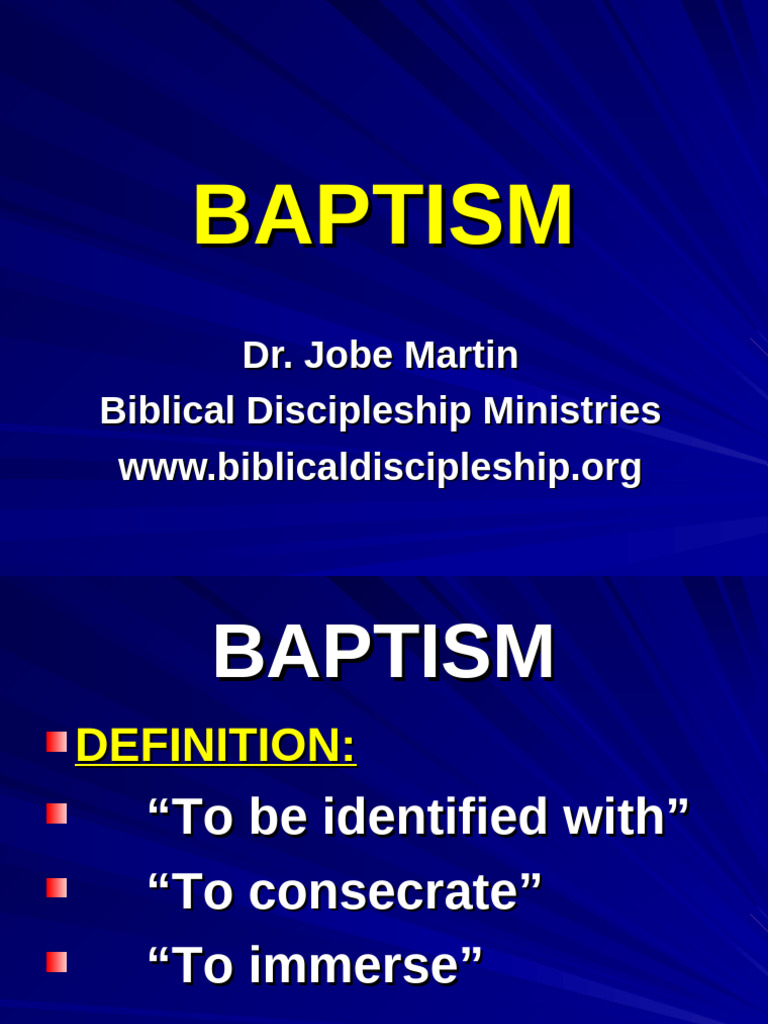Baptism | PDF