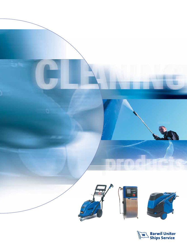 Unitor High Pressure Cleaners Overview | PDF | Pump | Water Heating