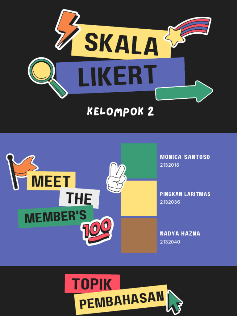B - Skala Likert - Kelompok 2 - PPT | PDF