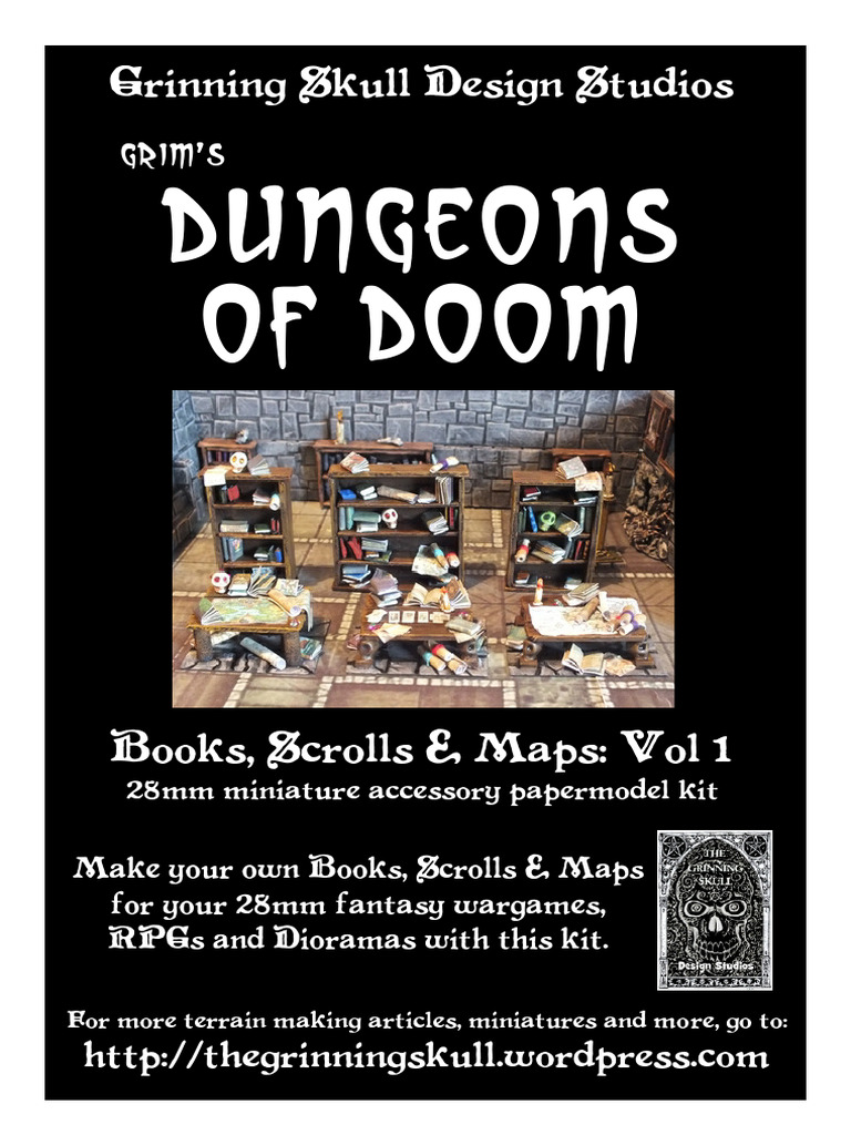 28mm Fantasy Books & Scrolls Kit | PDF | Books