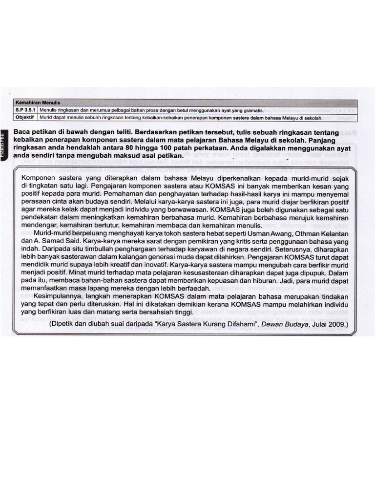 Contoh Penanda Wacana Memulakan Isi Baharu | PDF