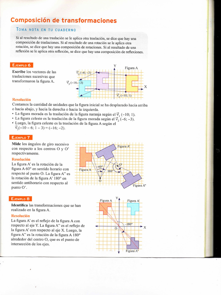 Composicion de Transformaciones | PDF | Simetría | Geometría