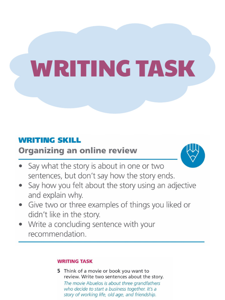 Angeles Iquiapaza - Writing Task UNIT 8 | PDF