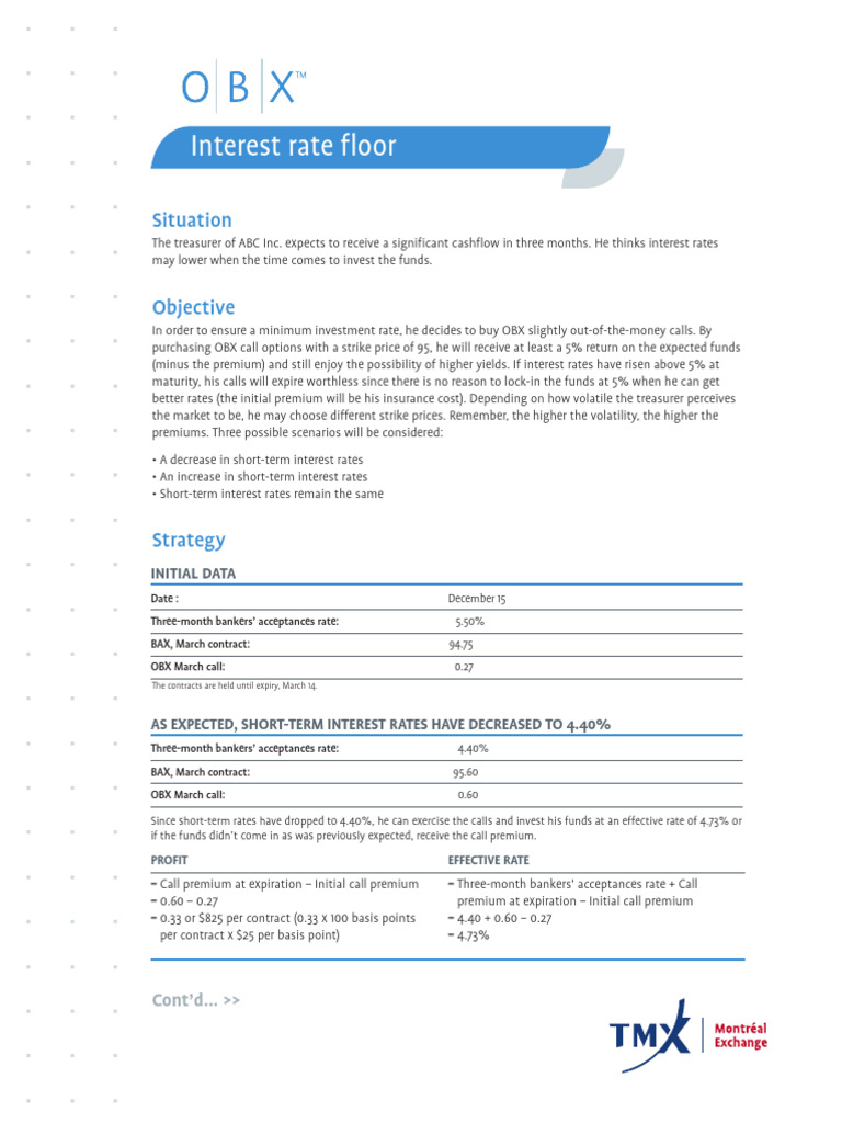 Interest Rate Floor | PDF